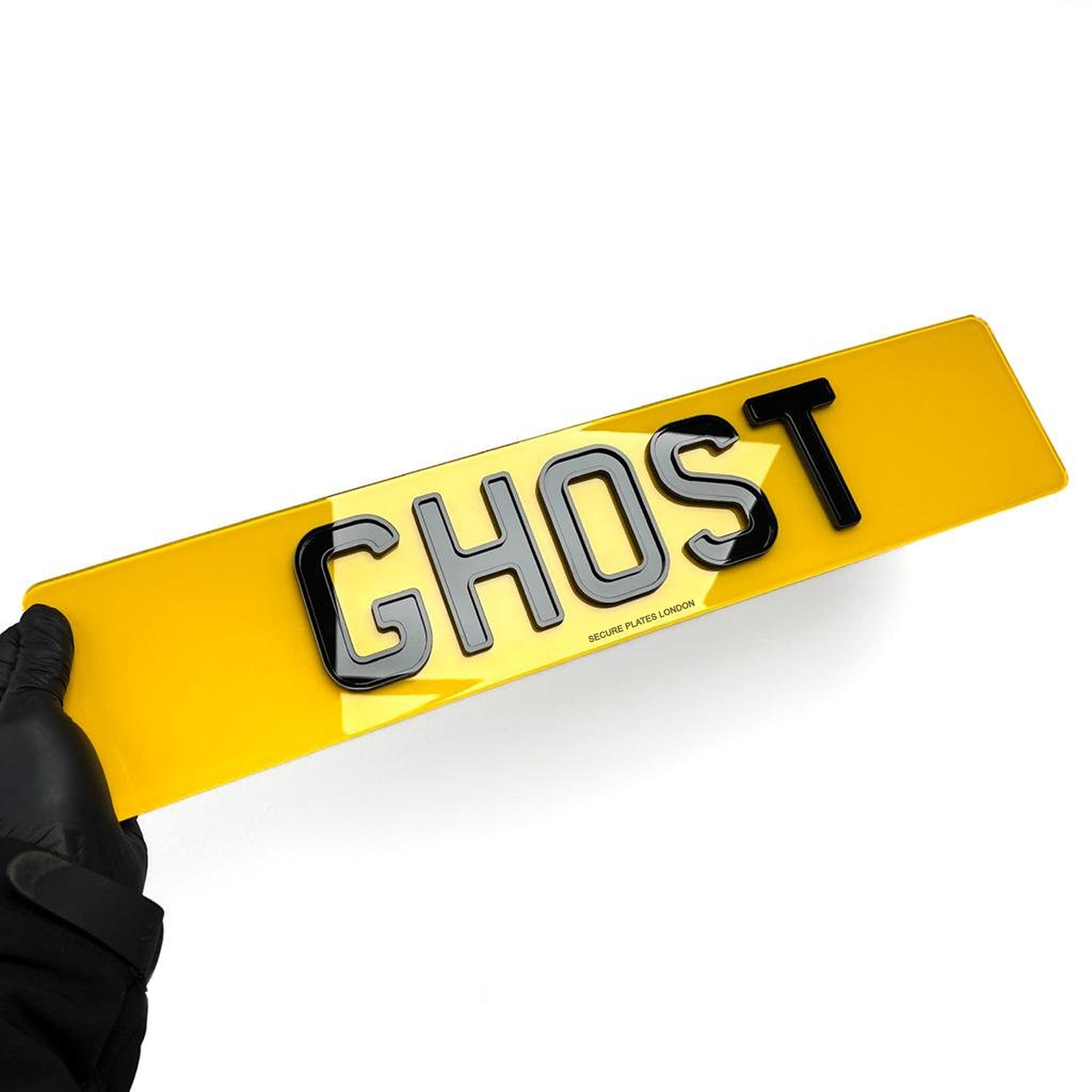 Car Plate-4D Ghost – Secure Plates LDN