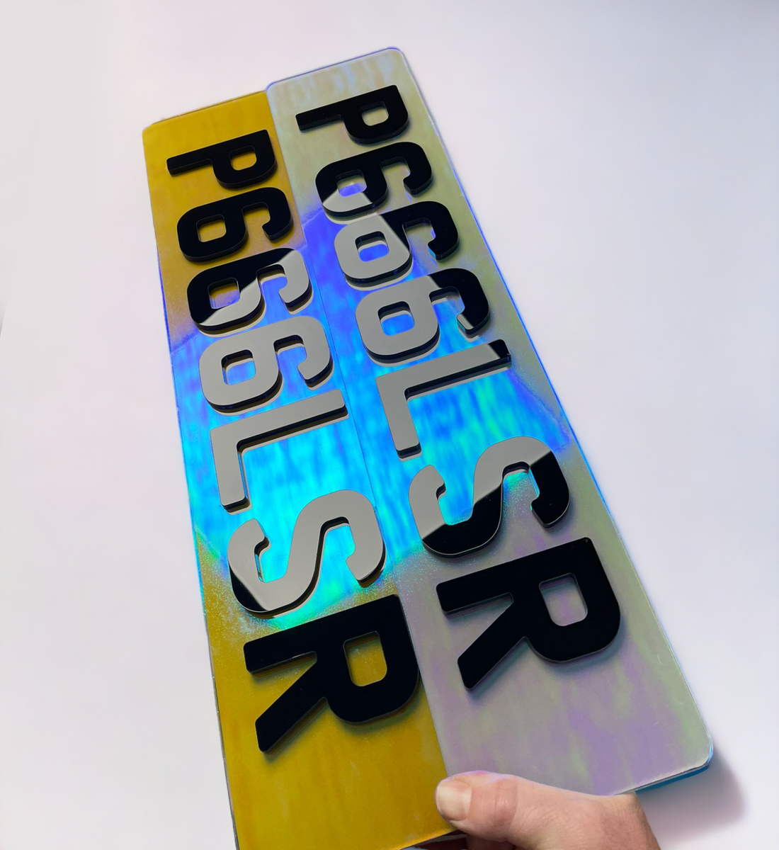 Chameleon tint plates – Secure Plates LDN