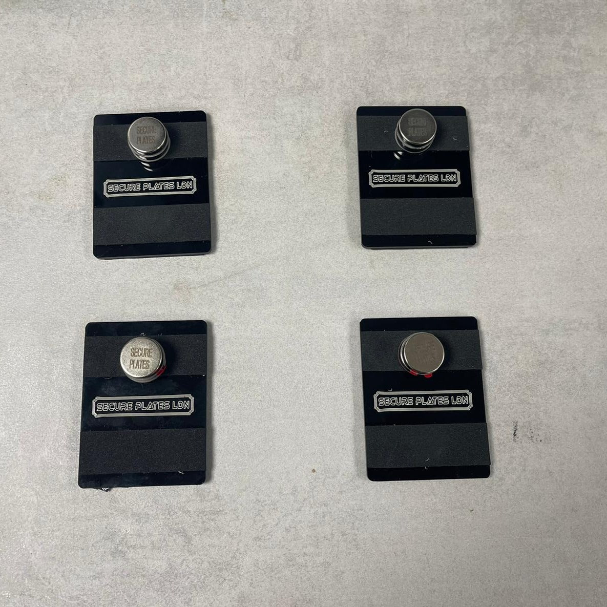 SECURED BY MAGNETS KIT FOR 1 PLATE – Secure Plates LDN