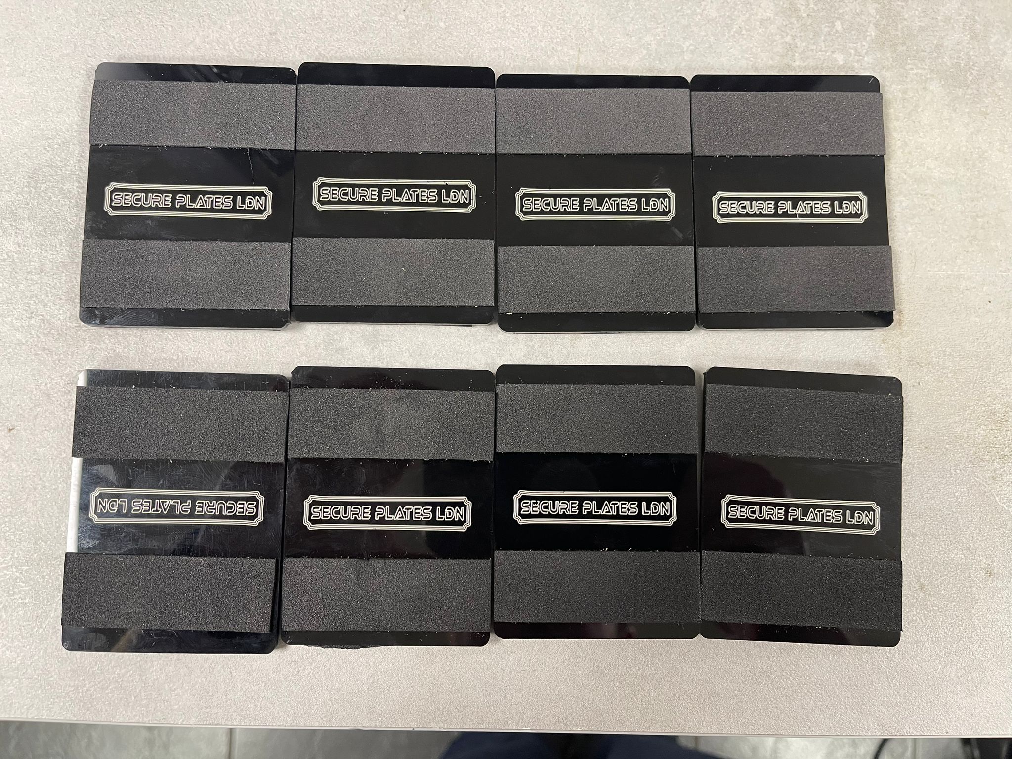 SECURED BY MAGNETS front and rear complete kit! – Secure Plates LDN