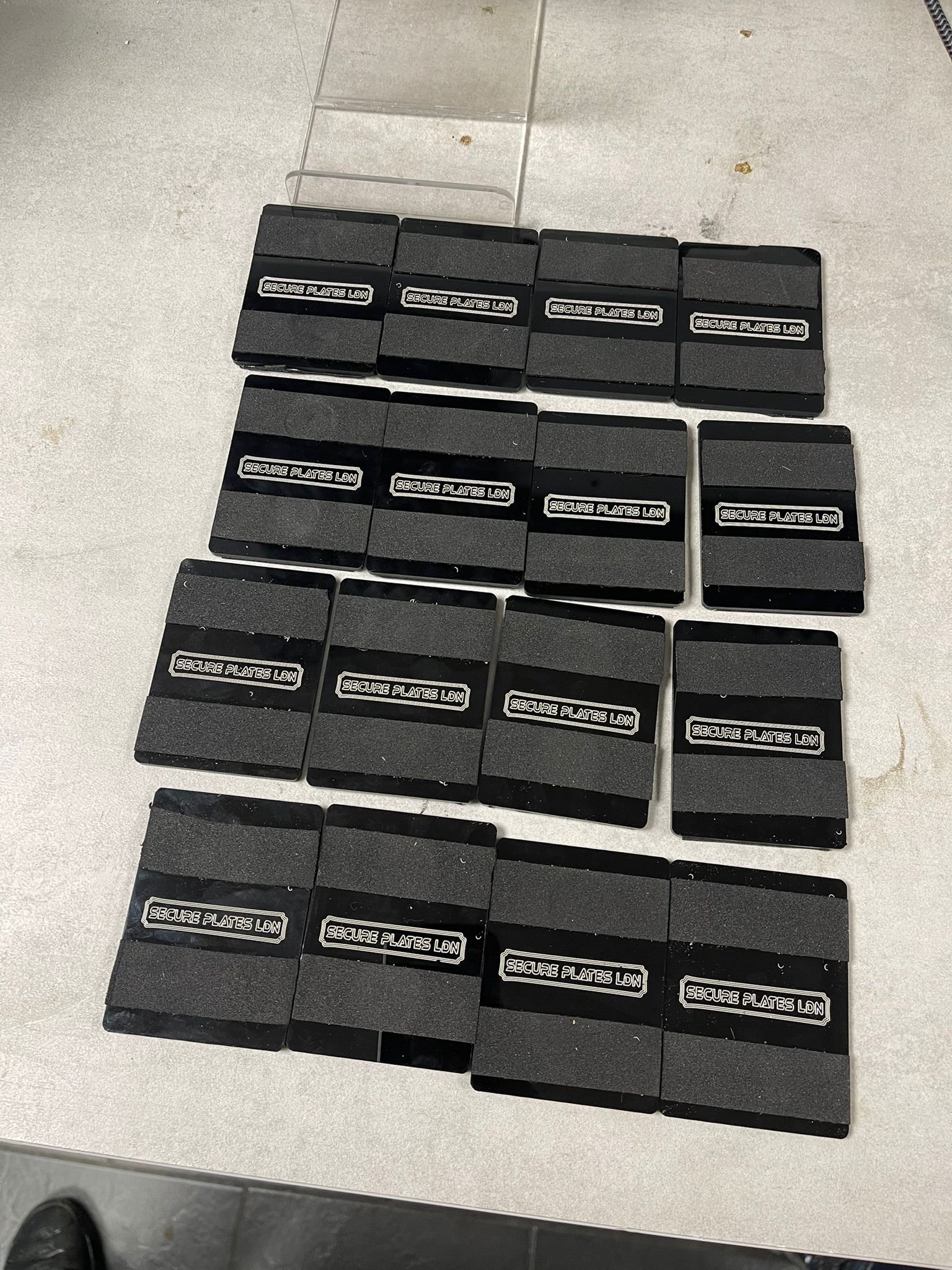 SECURED BY MAGNETS front and rear complete show kit – Secure Plates LDN