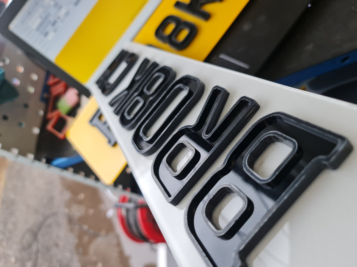 Car Plate-4D Ghost – Secure Plates LDN